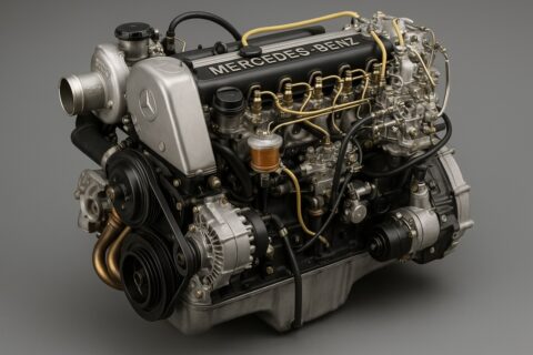Motore Diesel indistruttibile Mercedes-Benz OM617